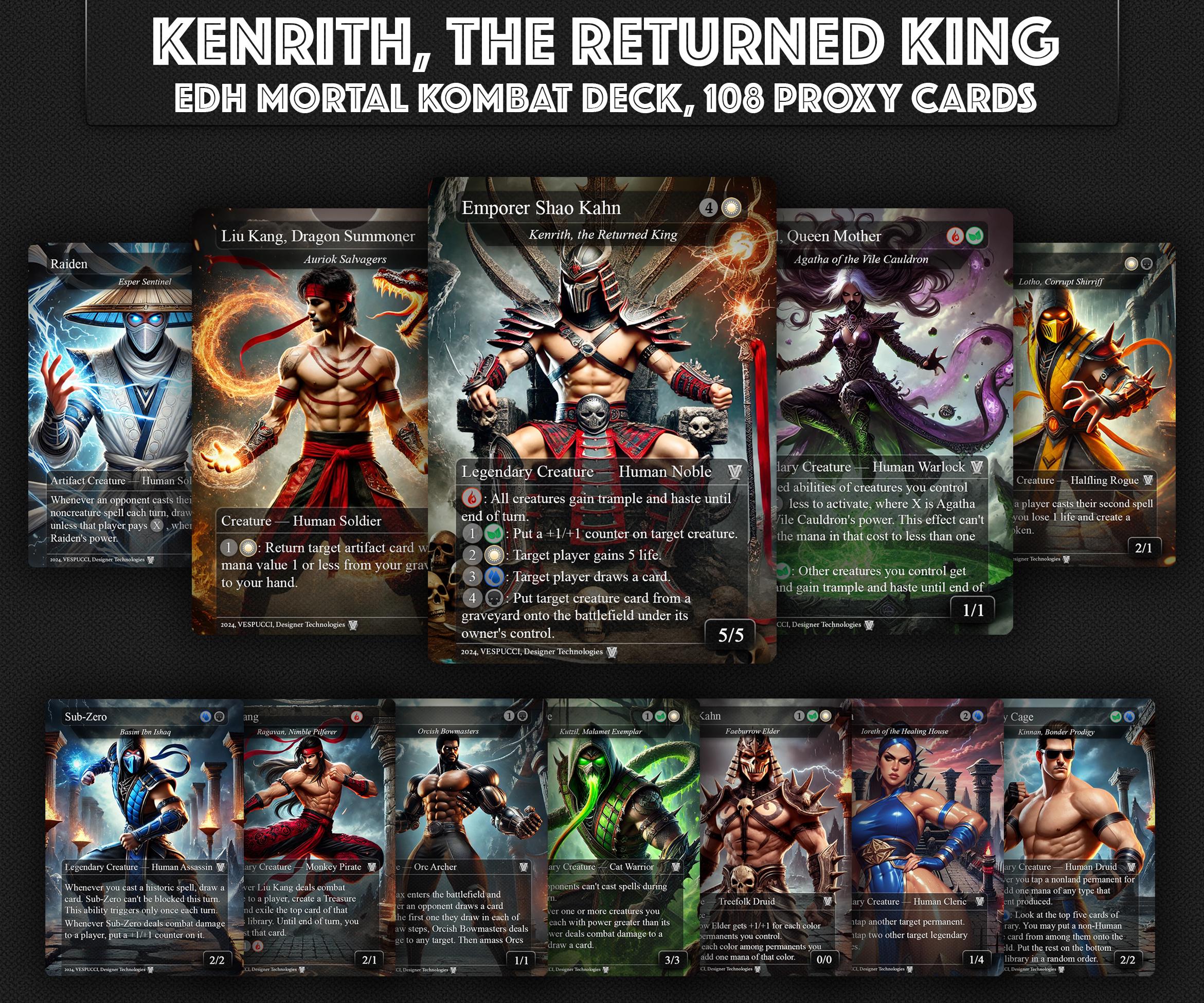 Kenrith the Returned King, MK Styled EDH Deck, Commander Themed Deck ...