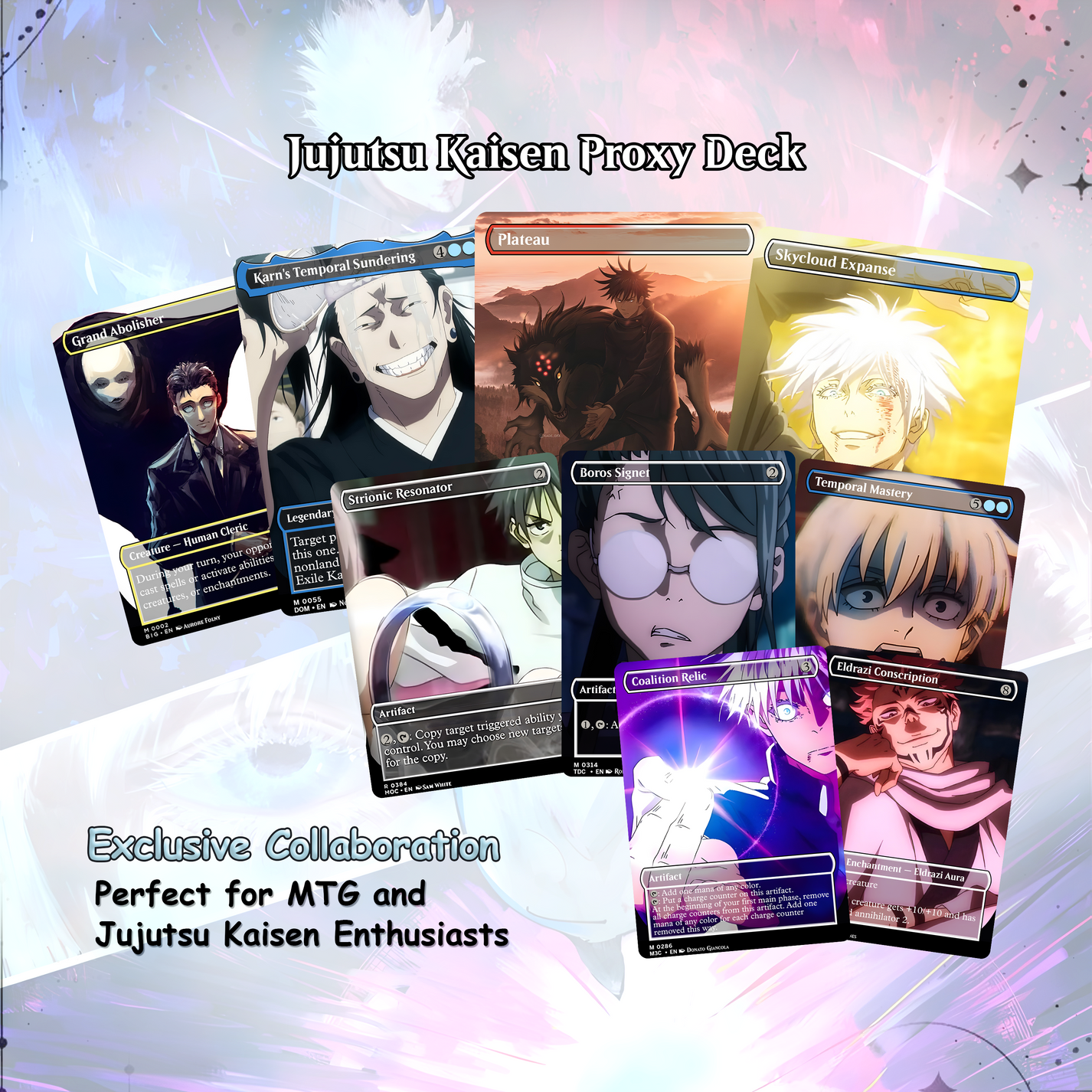 Jujutsu Kaisen EDH Commander Deck – Custom Anime-Inspired MTG Proxy De ...