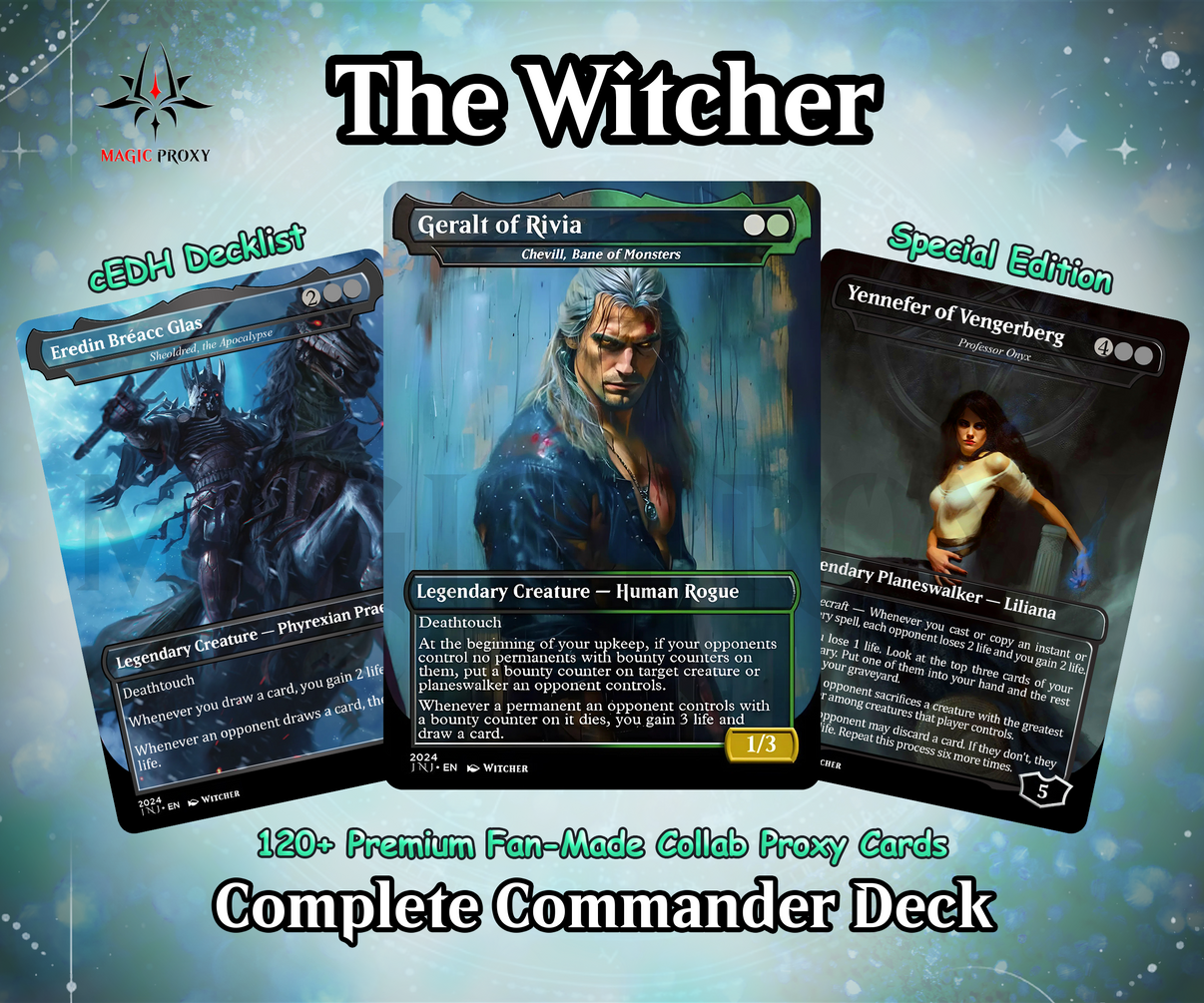 The Witcher Commander cEDH Deck - The Witcher Commander Magic Commande ...
