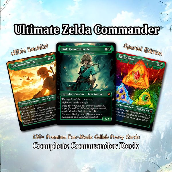 Ultimate Zelda MTG Commander Link EDH Proxy Deck – Magic Proxy Store